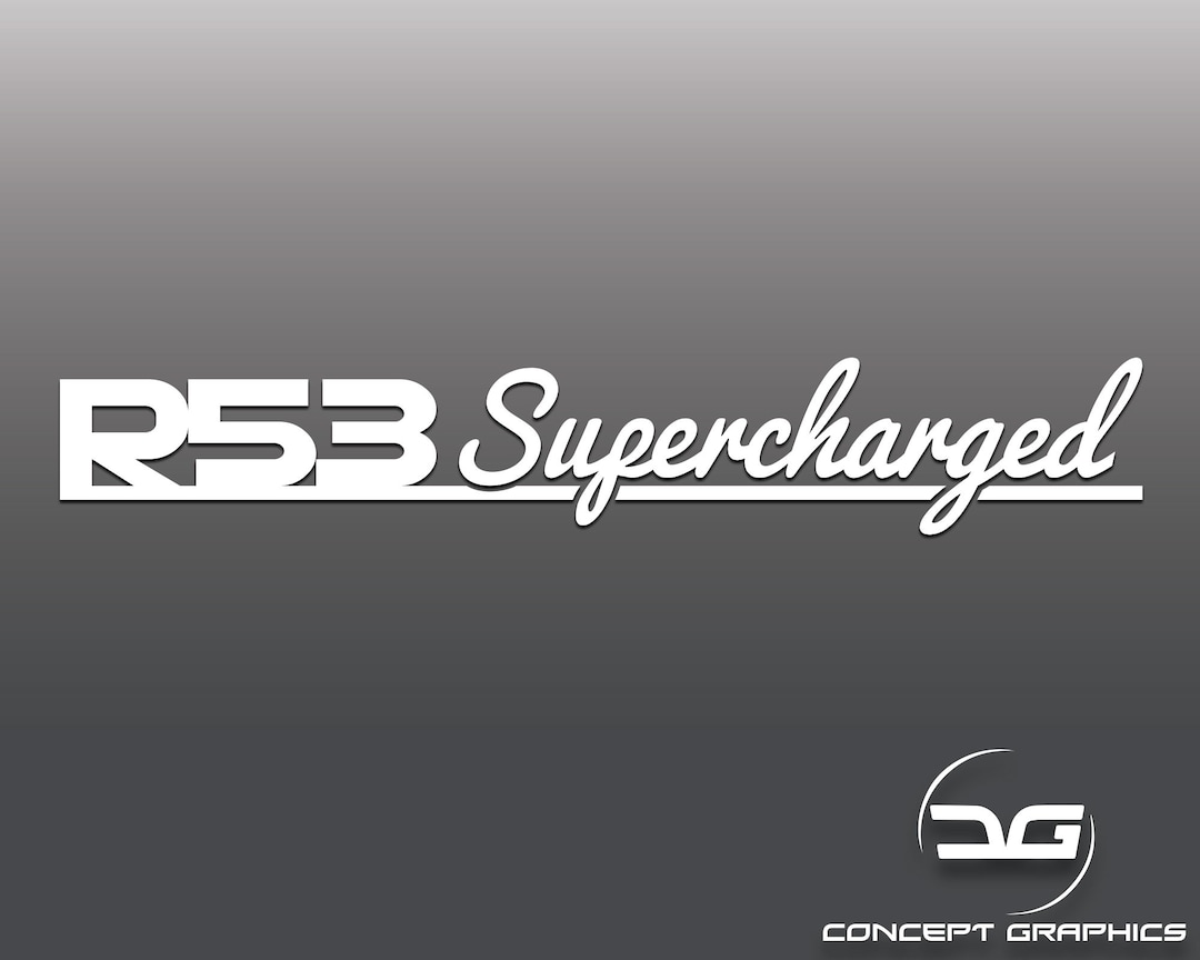 Mini Cooper S R53 Supercharged Signature Car Vinyl Decal Window Bumper ...