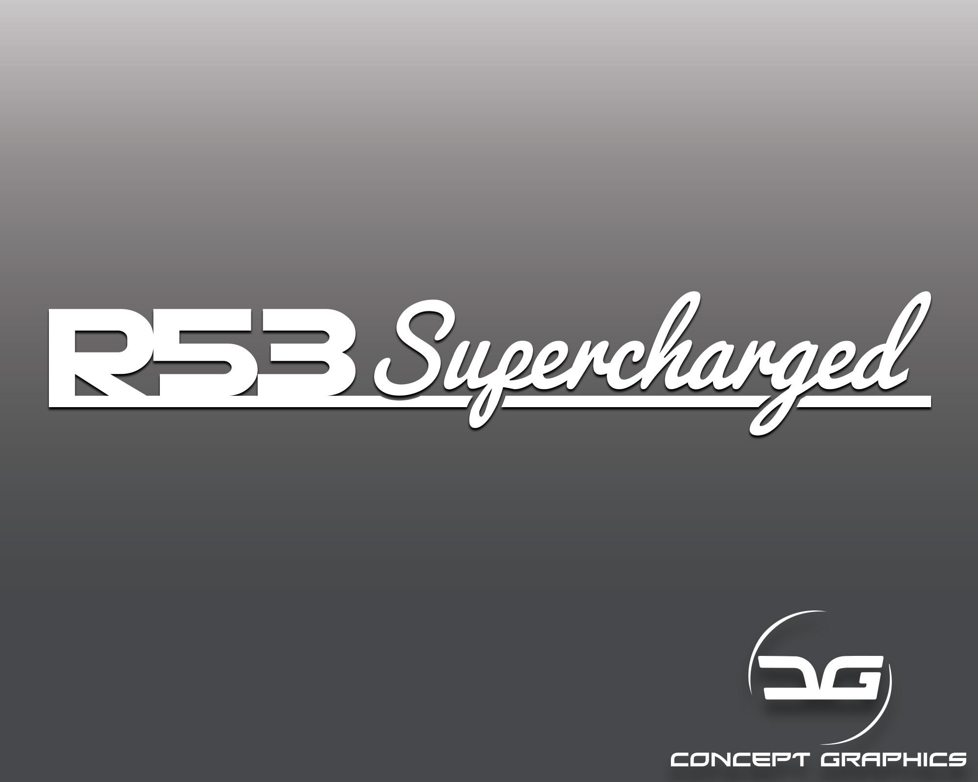 Mini Cooper S R53 Supercharged Signature Car Vinyl Decal Window Bumper ...
