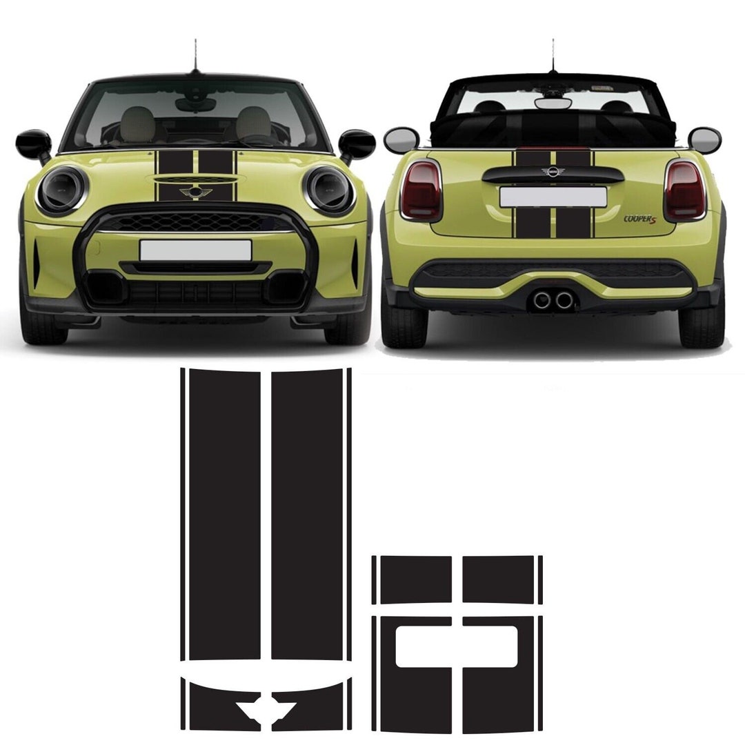 Centre Bonnet Boot Stripes Air Release Vinyl Factory Fits Mini F57 ...
