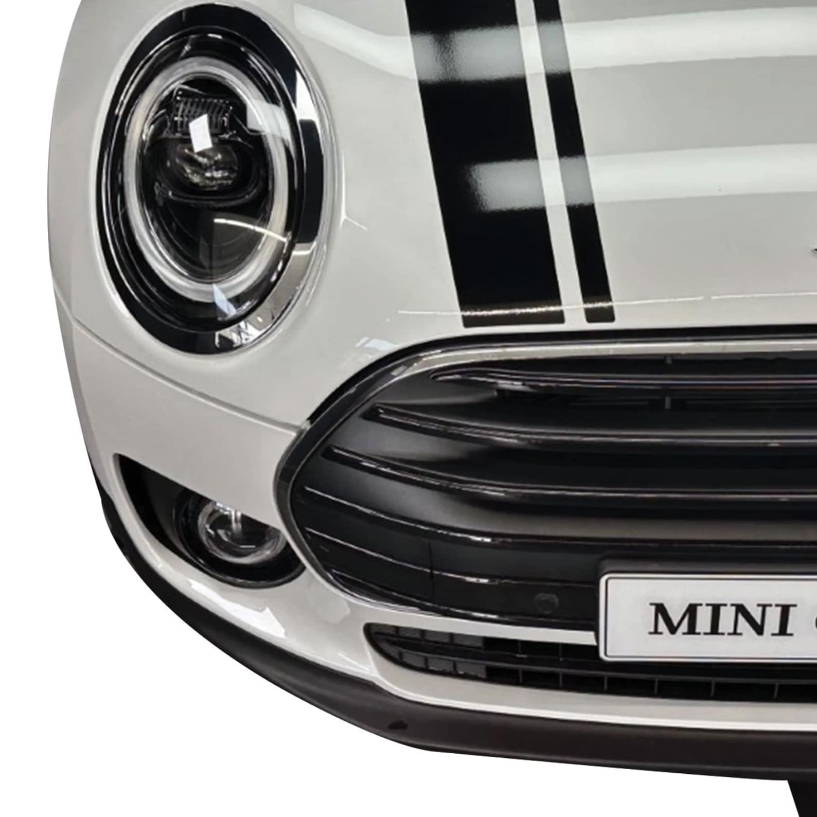 Bonnet Stripes Decal Sticker Kit Air Release Exact Fit Vinyl Fits Mini ...