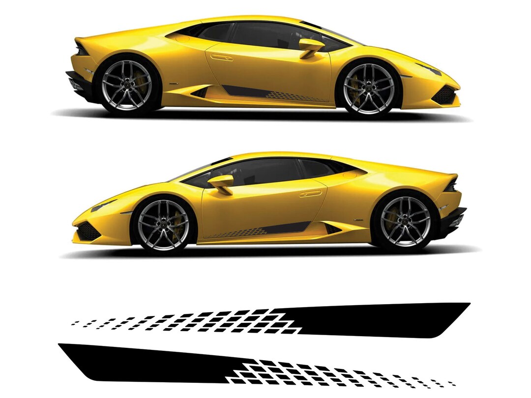 Side Stripe Decals Sticker Exact Fit Bubble Free Vinyl High Quality ...