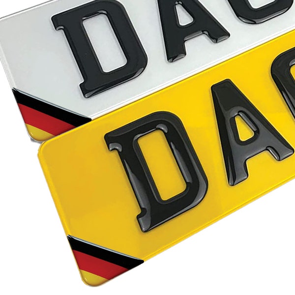Number Plates Stickers - Etsy