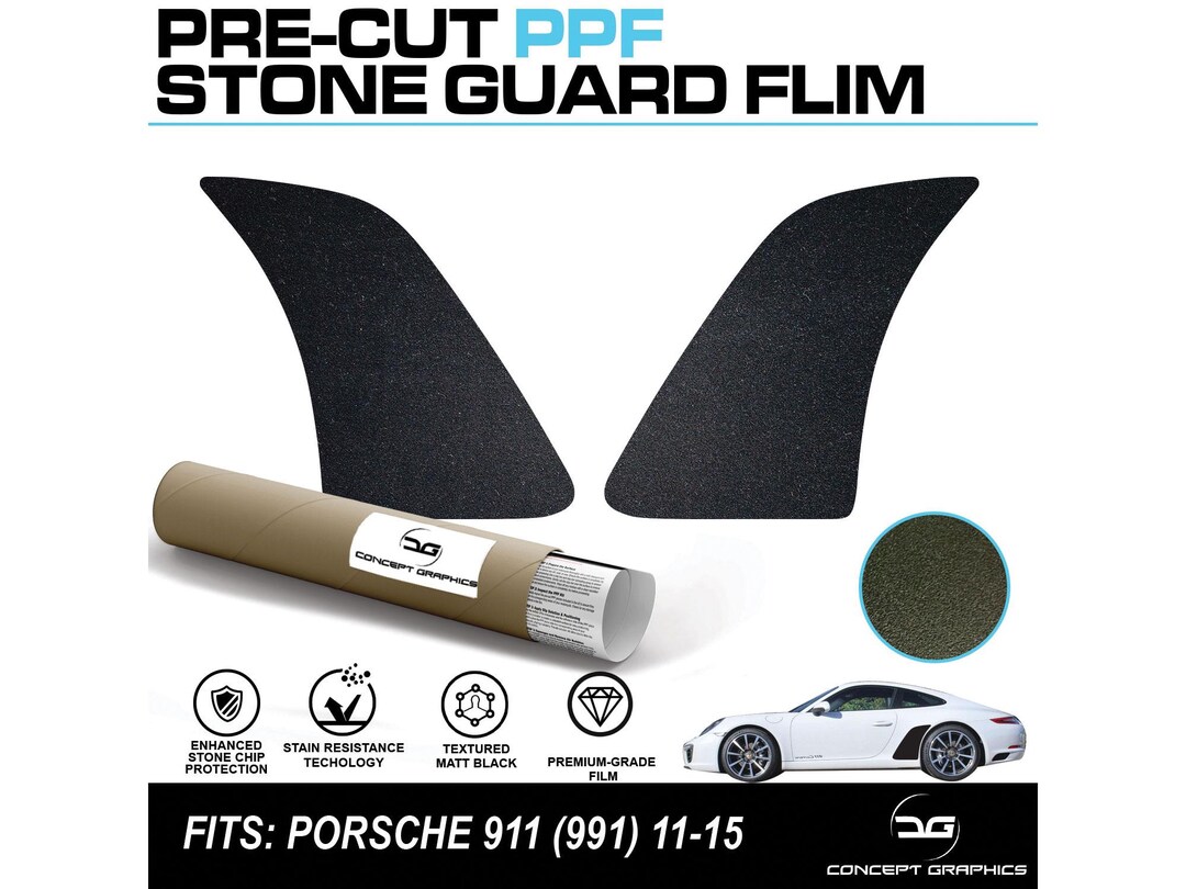 For Porsche 911 Carrera. Carrera 4 S, GTS 991 Stone Guard PPF Textured ...
