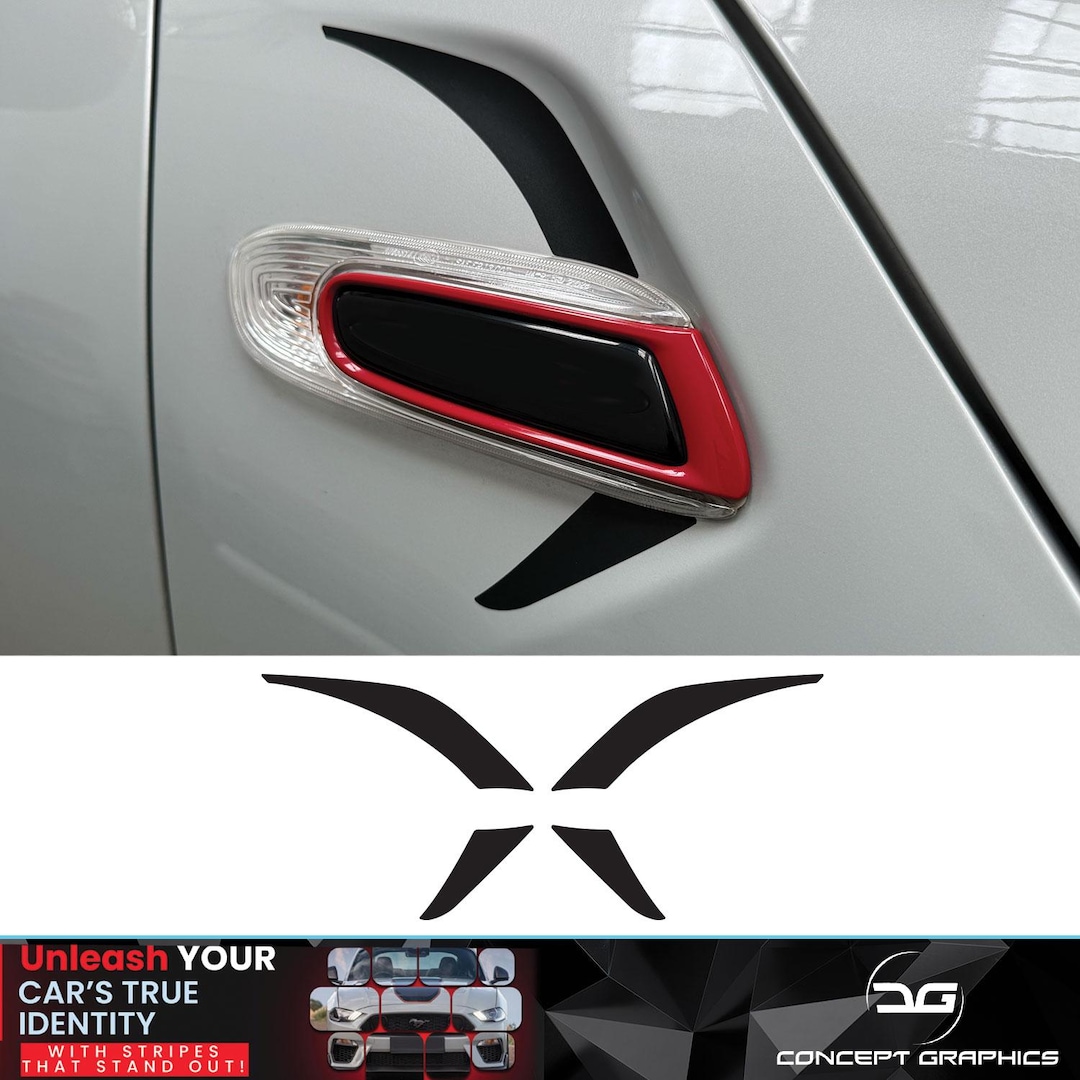 Side Wing Scuttle Indicator Vinyl Decal Sticker Air Release Vinyl Stick ...