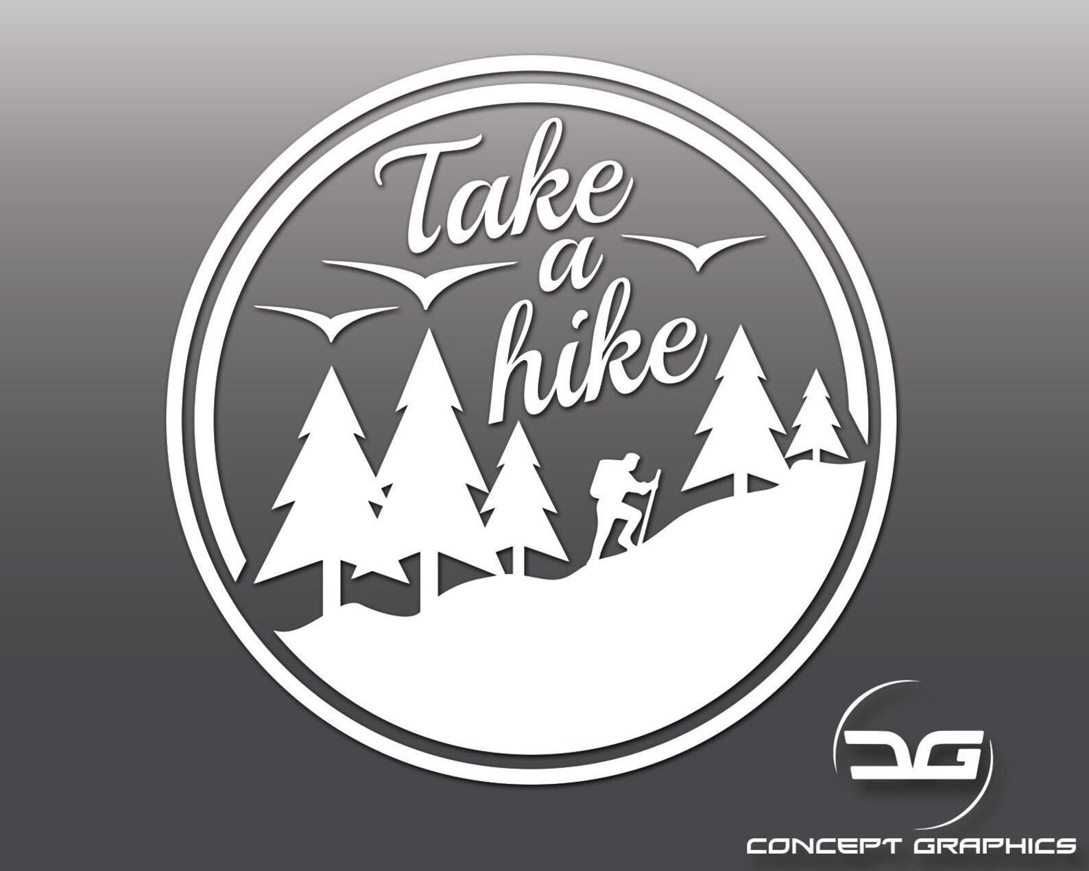 Take a Hike Adventure Travel Touring Vinyl Decal Sticker Car | Etsy