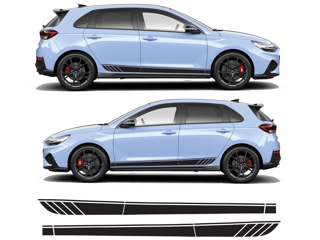 Side Stripes Vinyl Decal Stickers Graphics Exact Fit Bubble Free Vinyl ...