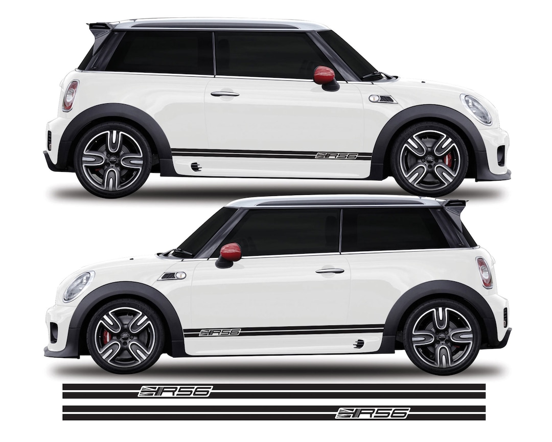Union Jack R56 Side Stripes for Mini Cooper S JCW Vinyl Decal Sticker ...