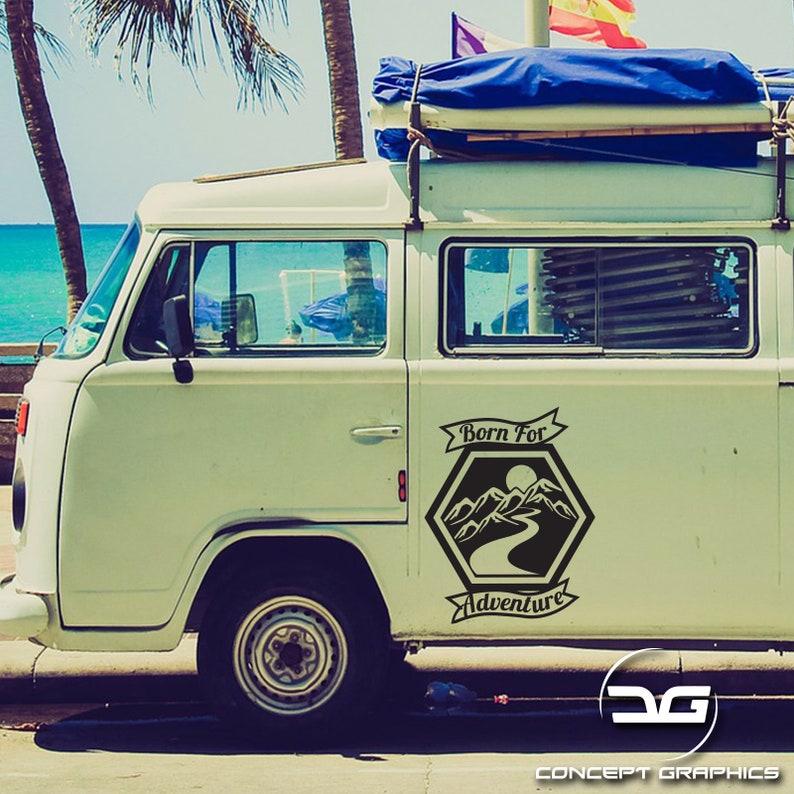 Born for Adventure Vinyl Decal Sticker Funny Novelty Travel - Etsy