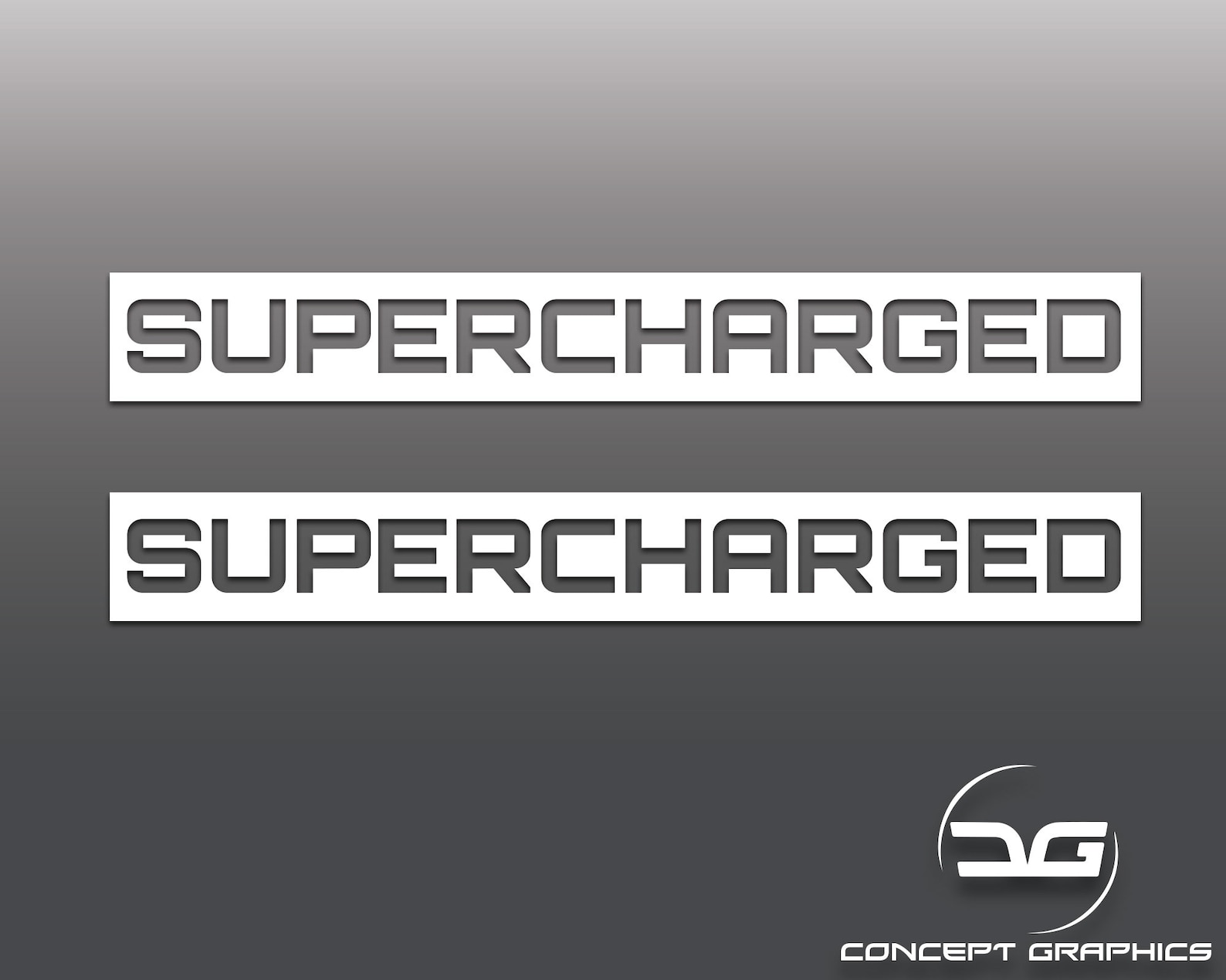 2x Funny Novelty Supercharged Car Vinyl Decal Stickers R53 | Etsy