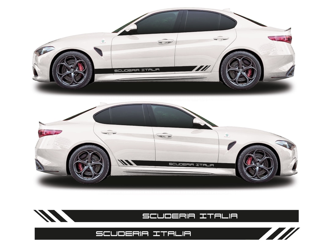 Scuderia Italia Lower Side Stripes Vinyl Decal Stickers Graphics Fits ...