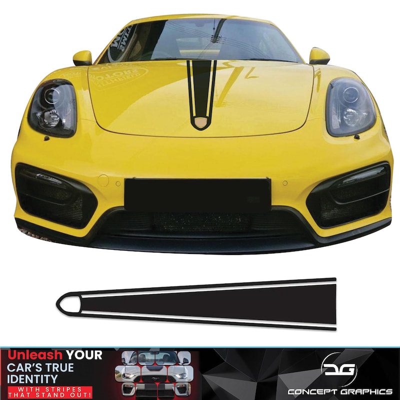 Porsche Cayman 718 Decal - Etsy