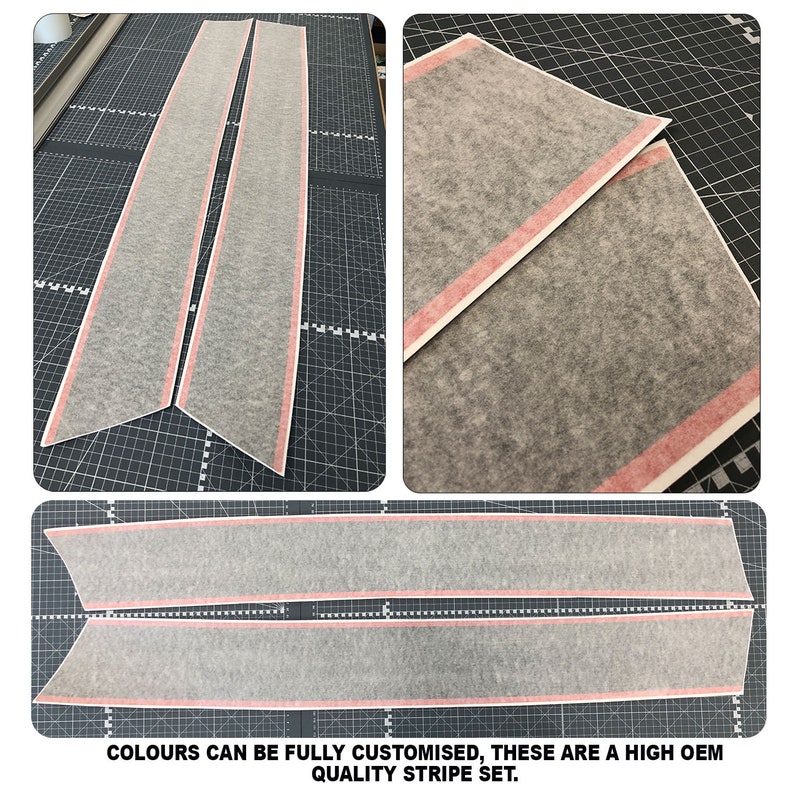 Bonnet Union Jack Stripes Kit Exact Factory OEM Fit Air Release Vinyl ...
