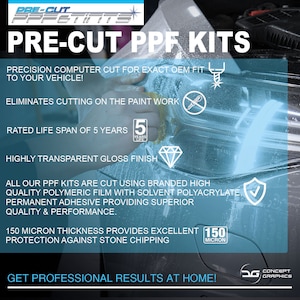 Arch & Sill Stone Guard Pre-cut PPF Paint Protection Film Kit for Lotus ...