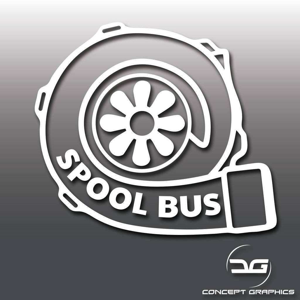 Turbo Spool Bus Car Decal Boost Laptop Sticker JDM | Etsy