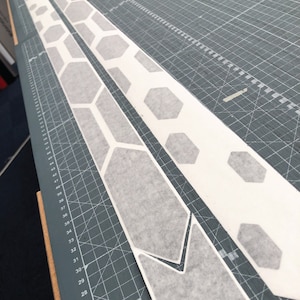 Hex Side Stripe Decal Stickers Graphics Kit Exact Fit Bubble Free Vinyl ...