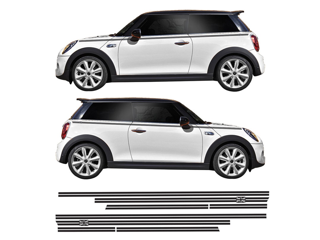 Union Jack Pin Stripe Side Vinyl Decal Sticker Graphics Kit for F56 ...