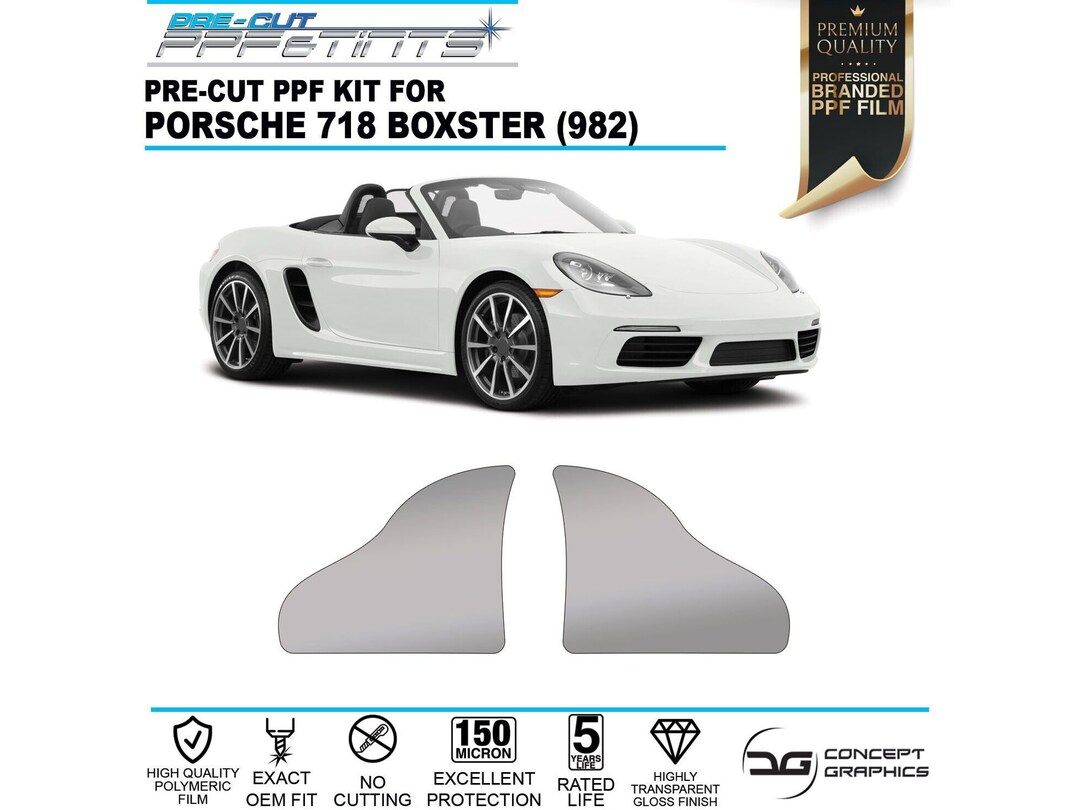 Rear Wheel Arch Stone Guard Pre-cut PPF Paint Protection Film Kit for ...