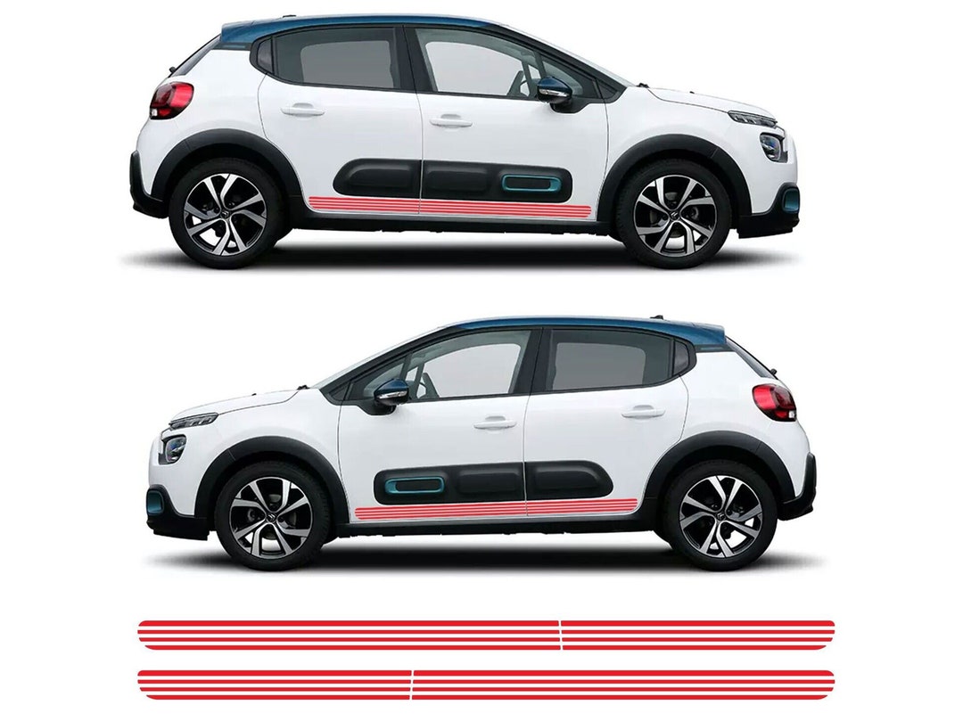 Line Effect Side Stripe Vinyl Decal Stickers Graphics Exact Fit Bubble ...