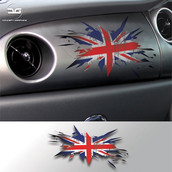 Vinyl Union Jack Stickers - Etsy