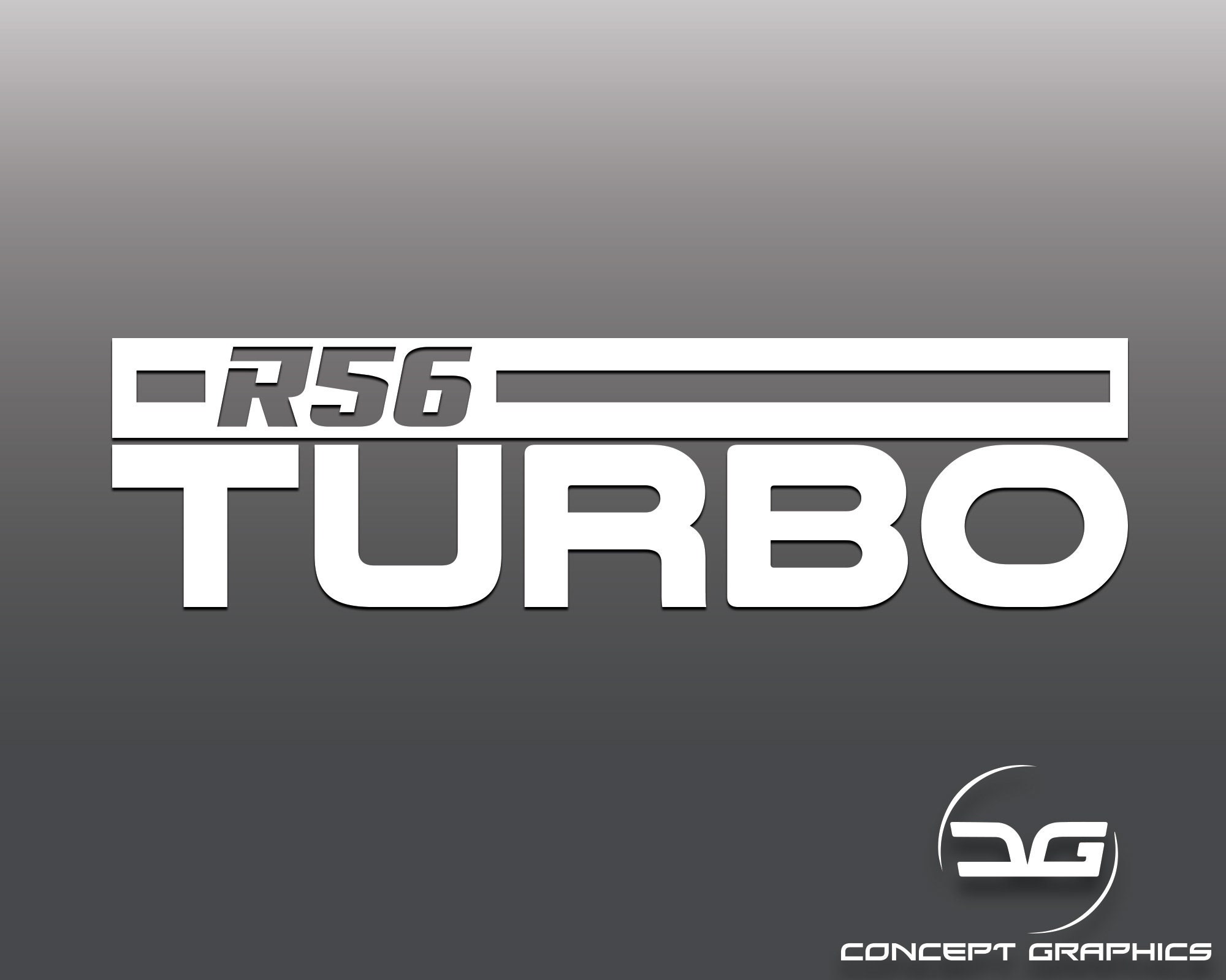 Mini Cooper S R56 Turbo Car Vinyl Decal Sticker | R56 Mini | John ...