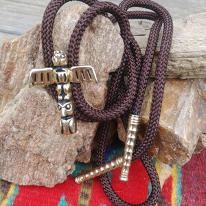 Vintage Totem Pole Bolo Tie - Etsy