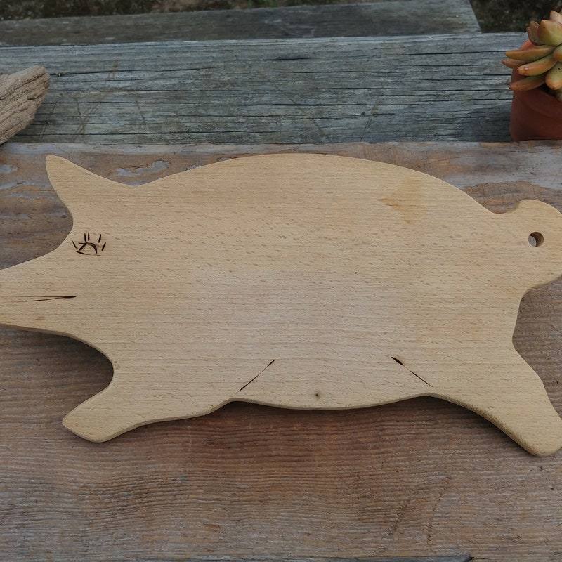 Pig Cutting Board - Etsy