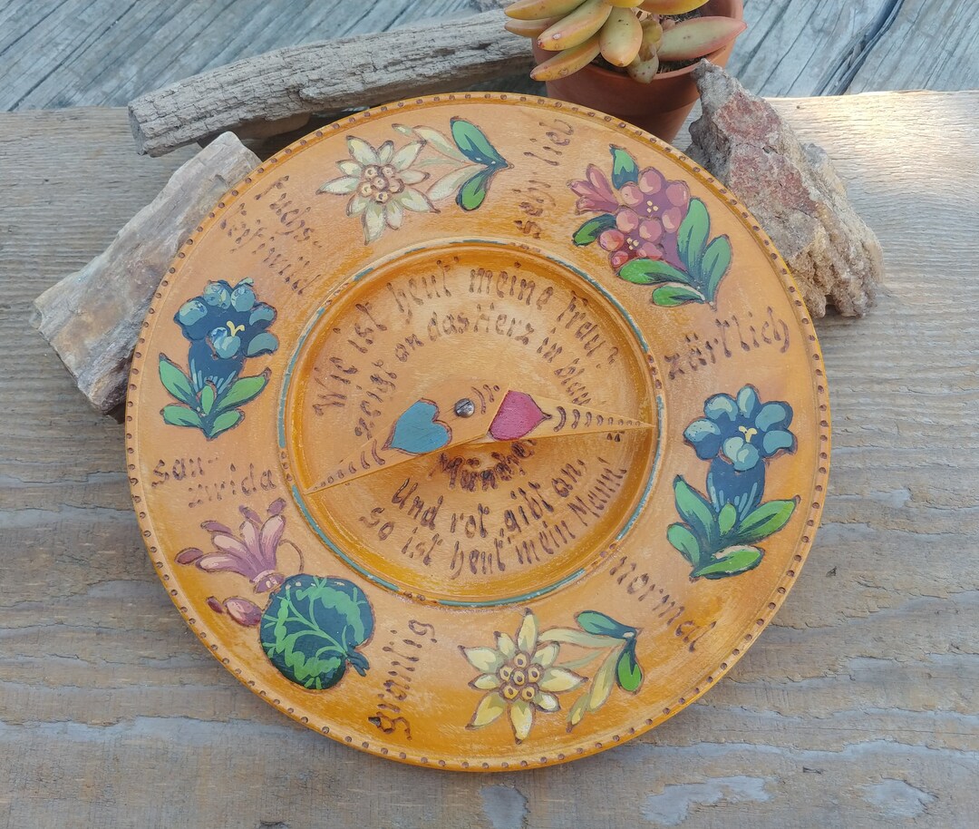 Vintage German Marriage Barometer // Kitsch Mid Century Game - Etsy