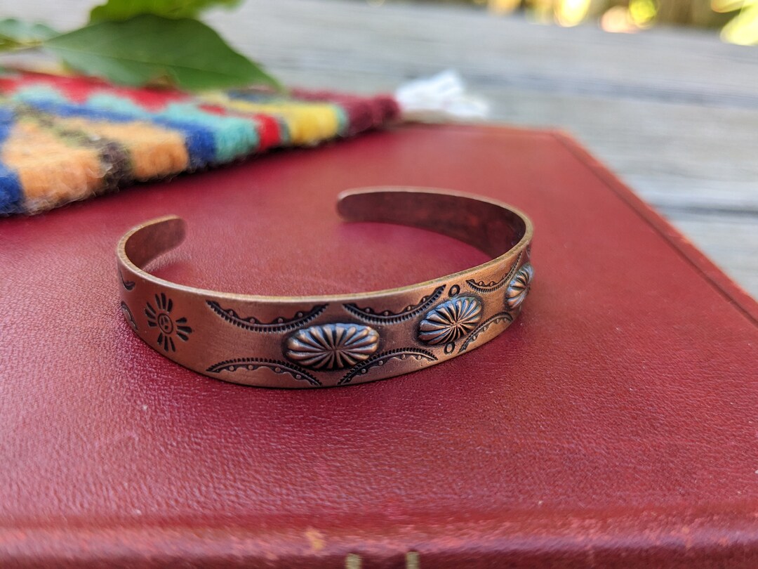 Vintage Bell Trading Copper Cuff Bracelet // 60's Deadstock ...