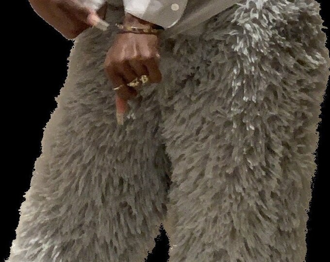 Vintage Paula Sweet Oversized Shag Fringe Lace Pearl Trimmed Cream ...