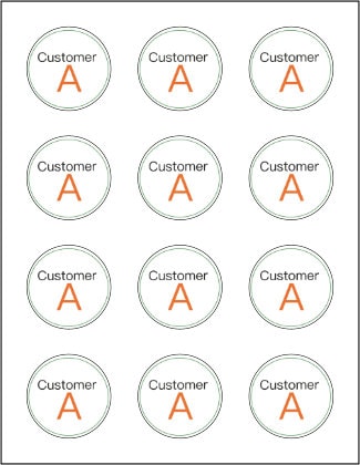 Instacart Shopper Stickers 120 Stickers Customer A B & C - Etsy