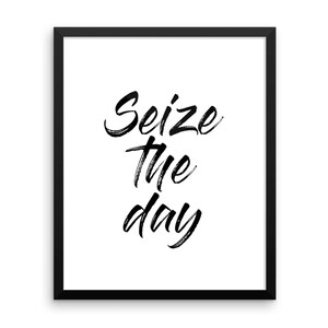 Seize the Day / Instant Download / Wall Art Decor / - Etsy