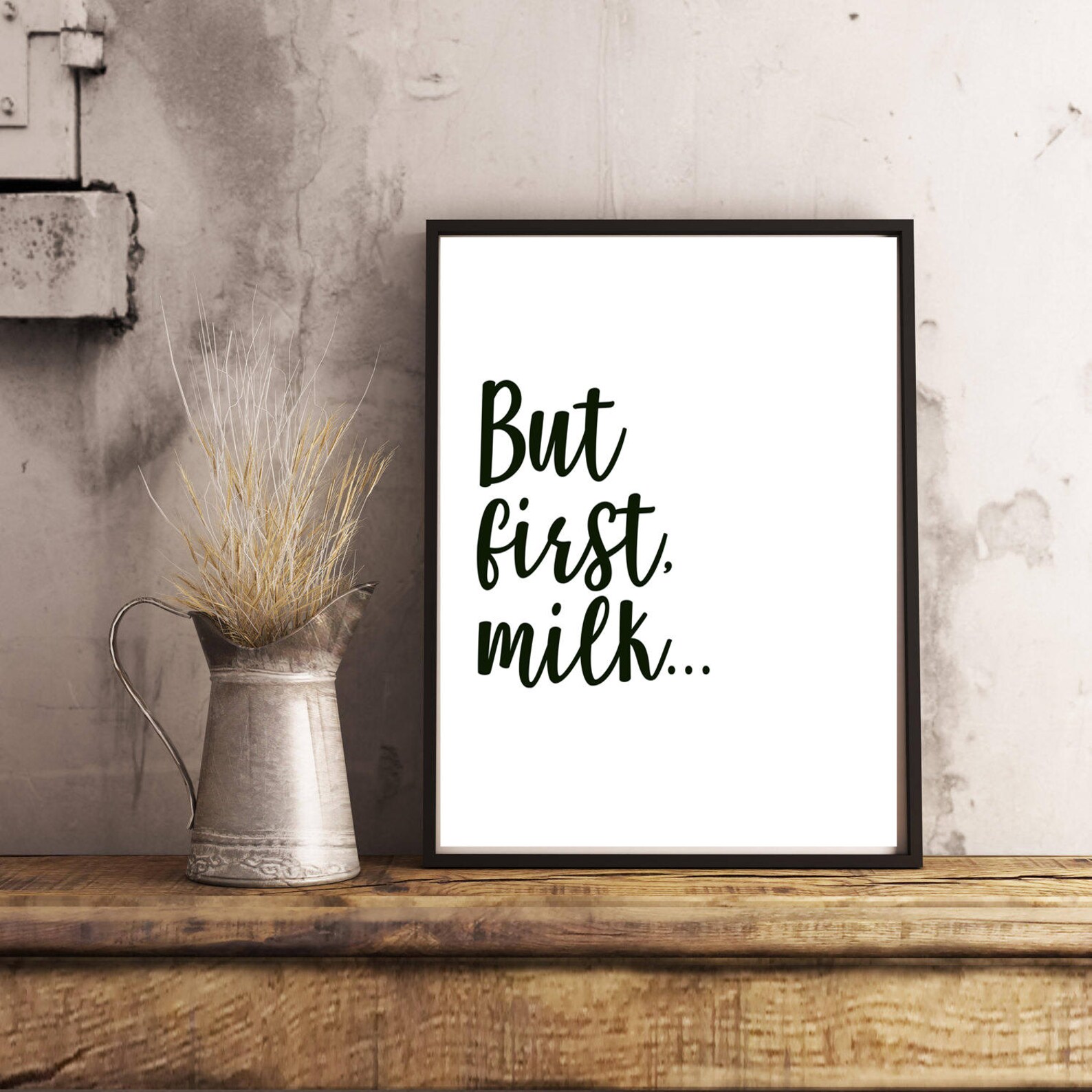 But First Milk / Nursery Decor / Milk First / Nursery / Baby - Etsy