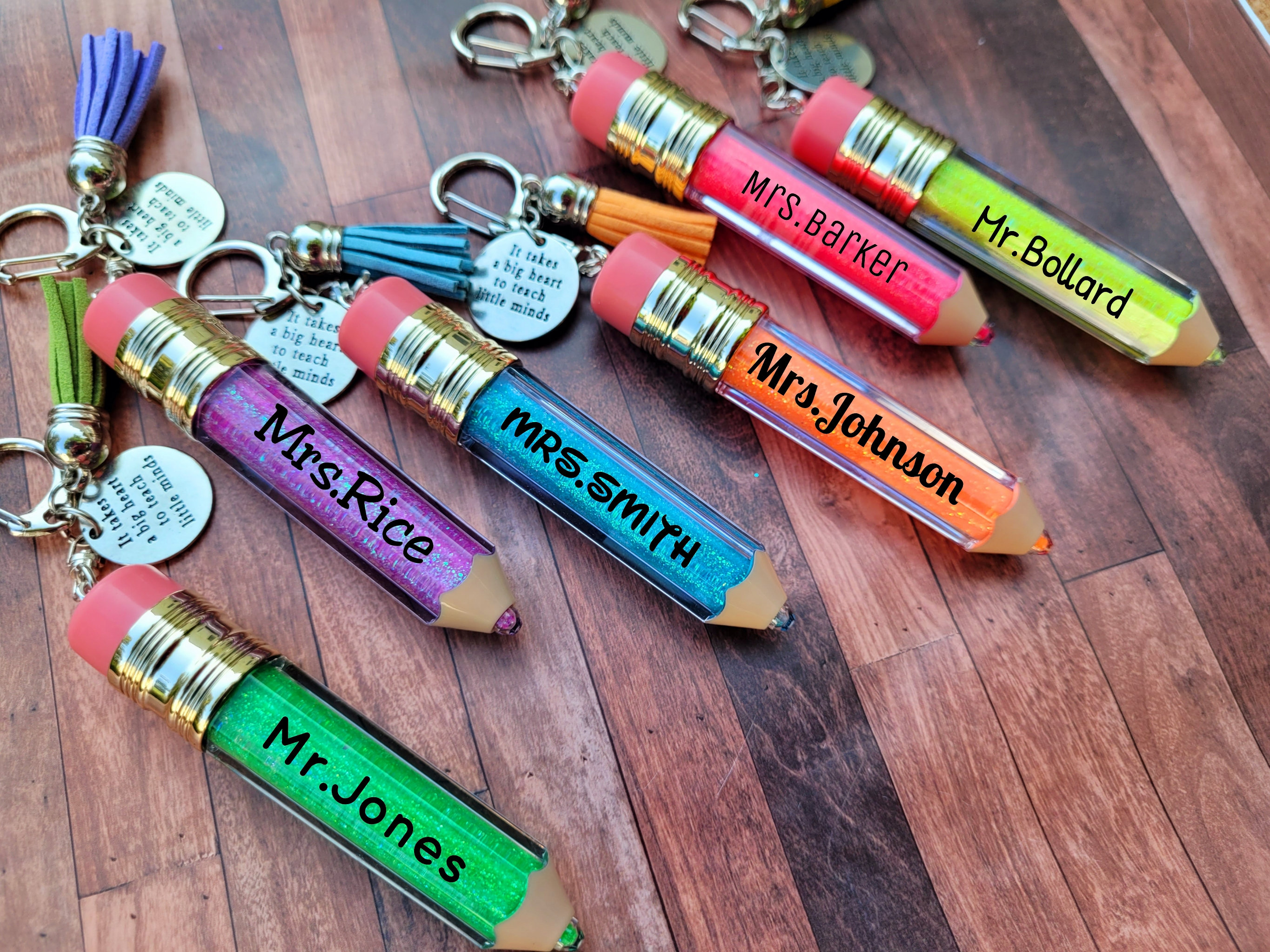 Teacher appreciation gift teacher keychain personalized | Etsy