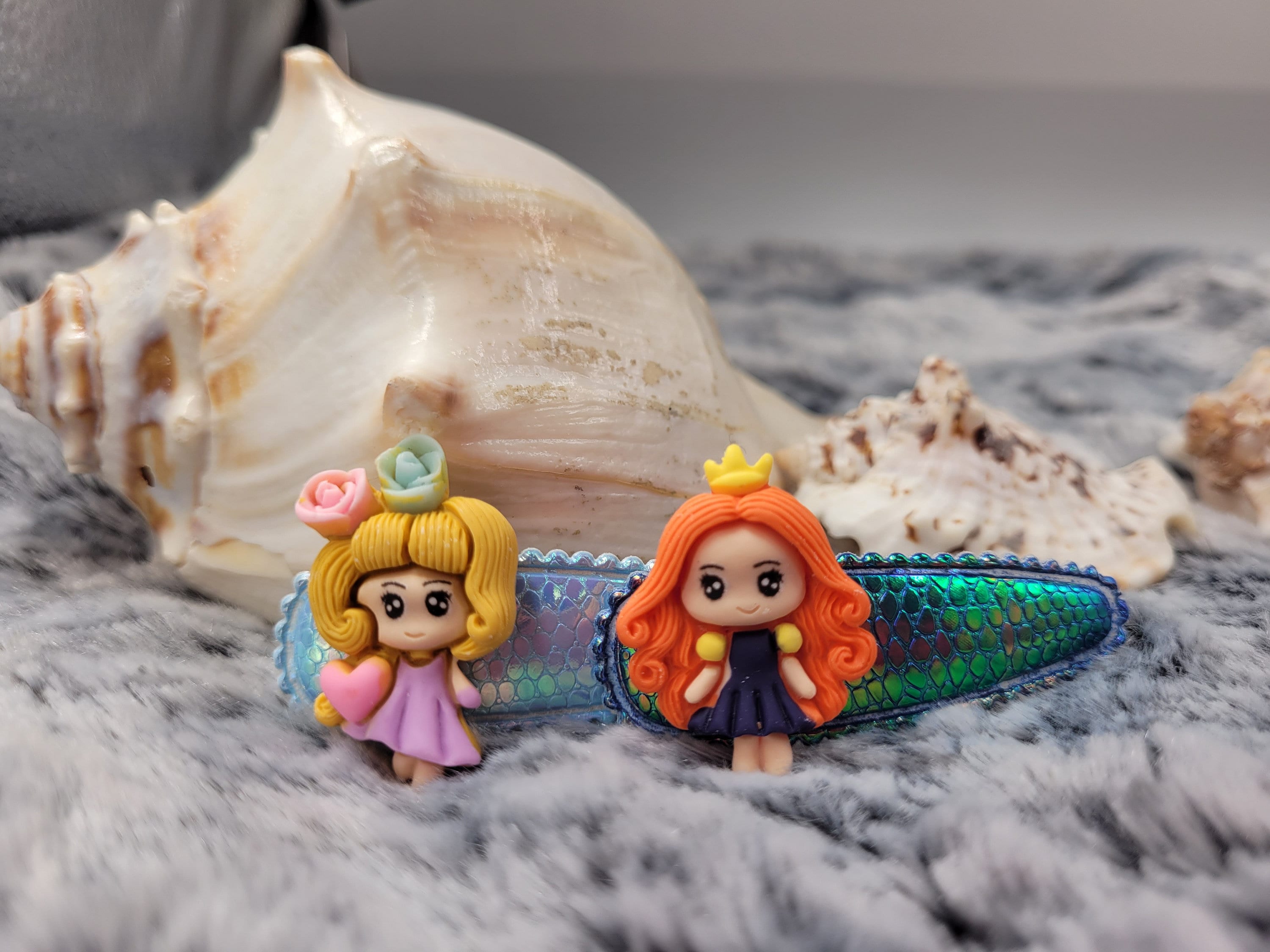 Princess Hair Clips Disney Princess Hairclip Pretty Princess - Etsy