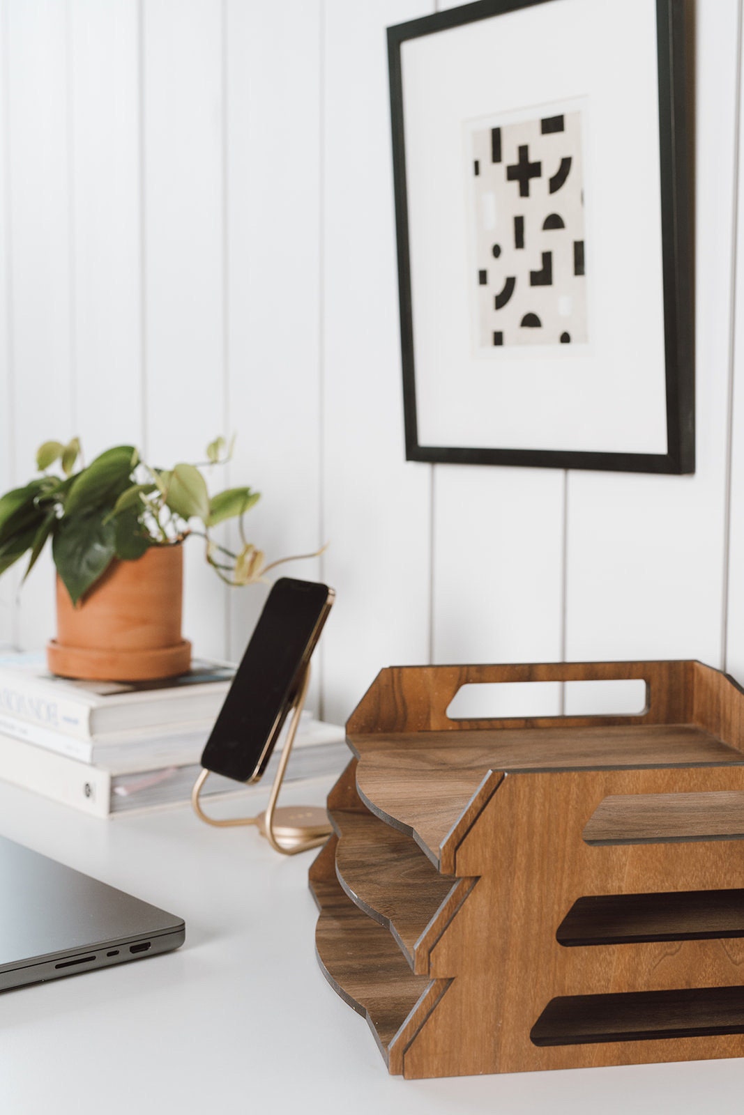 Walnut Paper Tray - Etsy