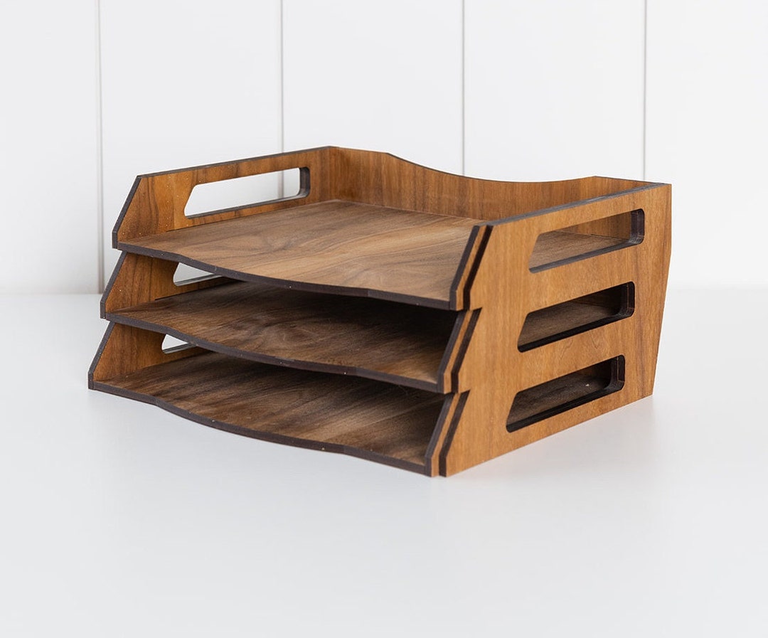 Walnut File Organizer - Etsy