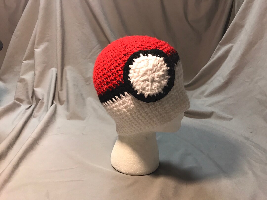 Pokeball Hat - Etsy