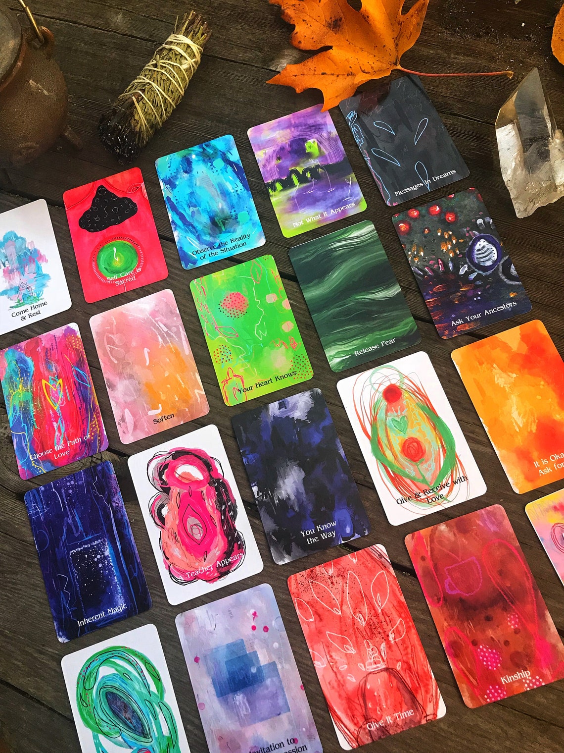 Divine Portal Oracle Deck Second Edition 35 Card Oracle Deck - Etsy