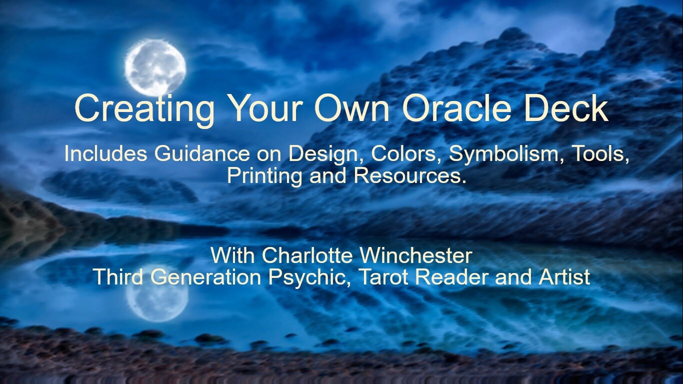 How to Create Your Own Oracle Card Deck [PDF INSTANT DOWNLOAD ...