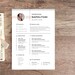 Resume Template | Digital Product | Digital Download | Modern CV ...