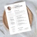 Resume Template | Digital Product | Digital Download | Modern CV ...
