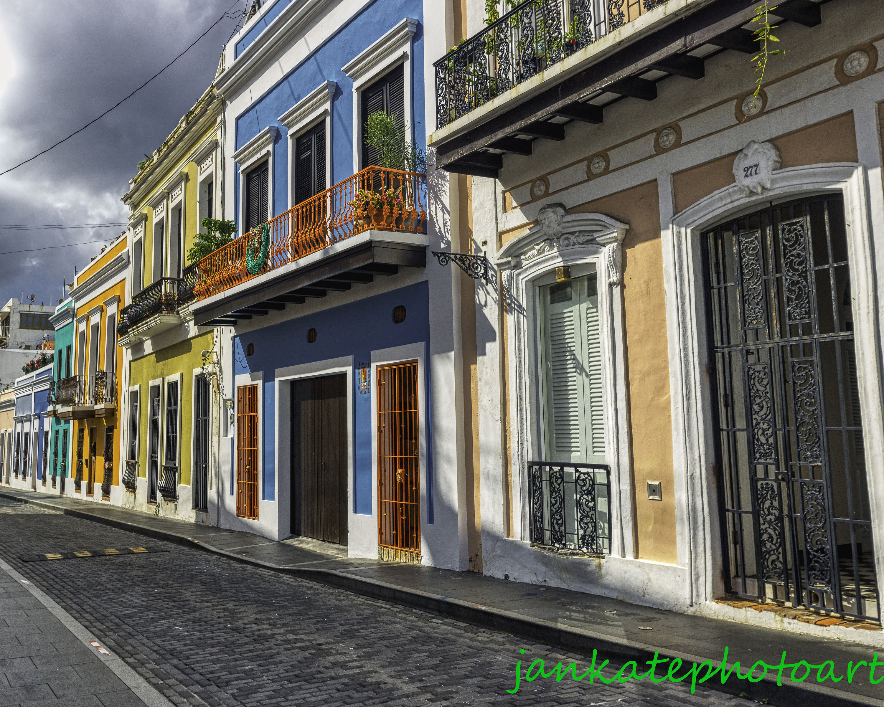 Casitas of Old San Juan in Puerto Rico, Caribbean Island Print, Travel ...