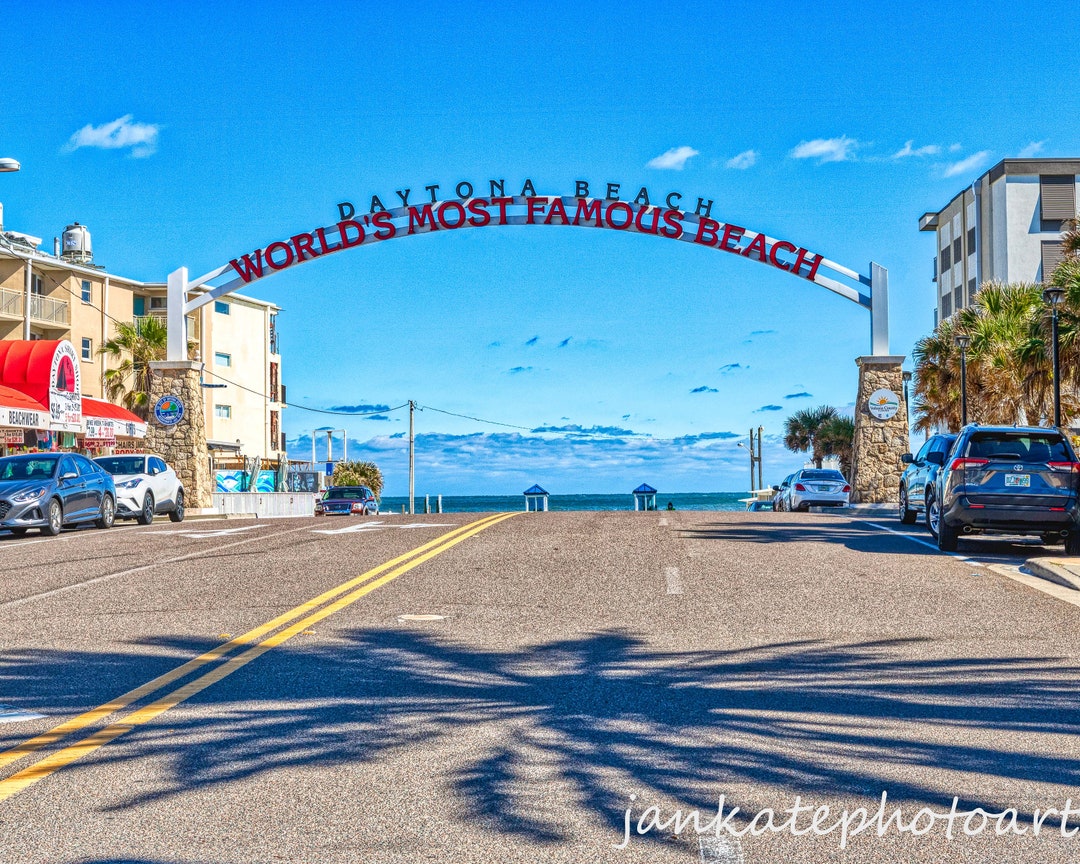 Daytona Beach Sign, World Famous Beach, Weekend Beach Decor Photo ...