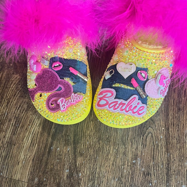 Barbie Crocs for Girls - Etsy