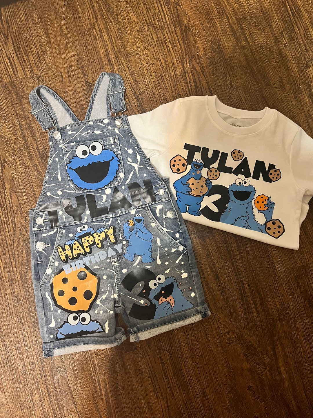 Cookie Short Overall Set - Etsy