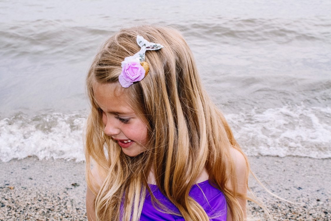 Silver Mermaid Hair clip Mermaid Headband | Etsy