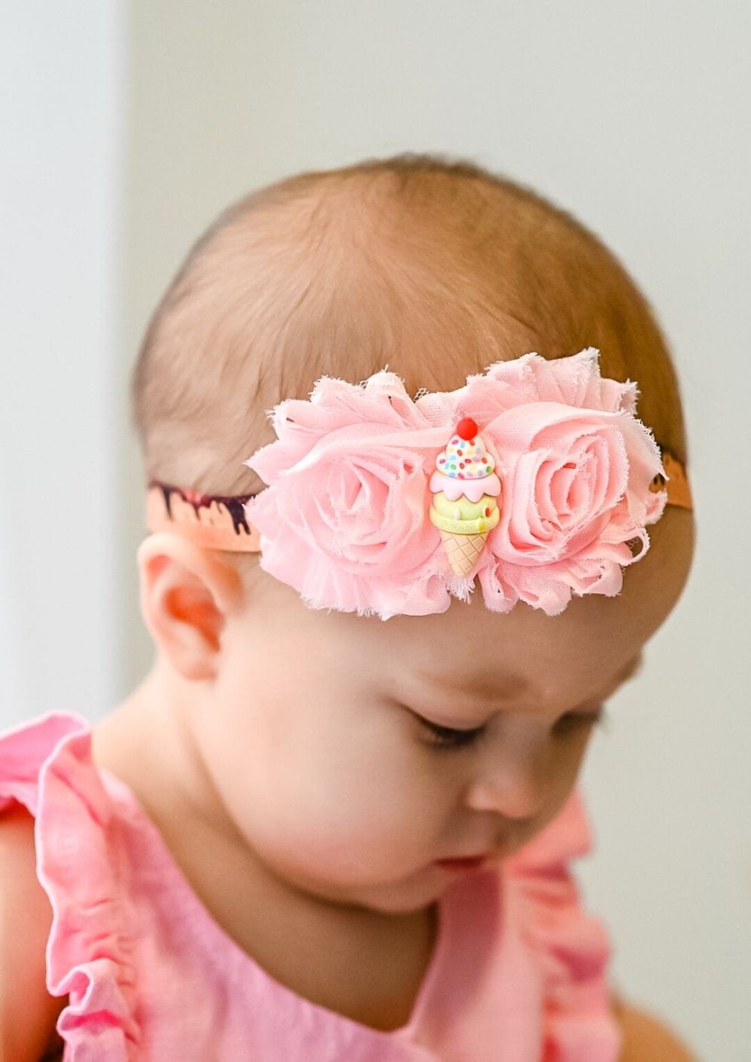 Ice Cream Headband Set, Ice Cream Birthday, Ice Cream Birthday Outfit ...