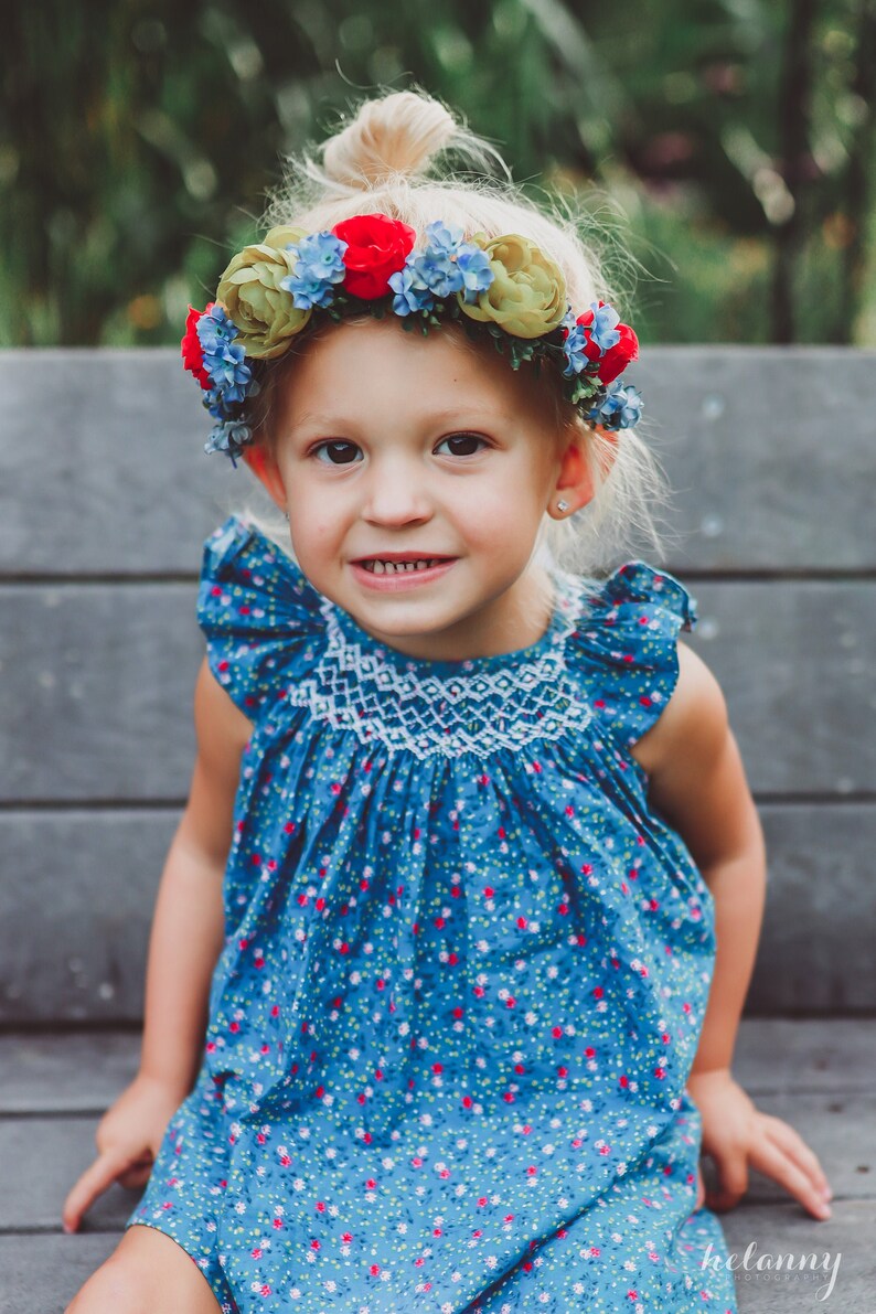 Child Flower Crown Baby Flower Crown Wedding Floral Crown - Etsy