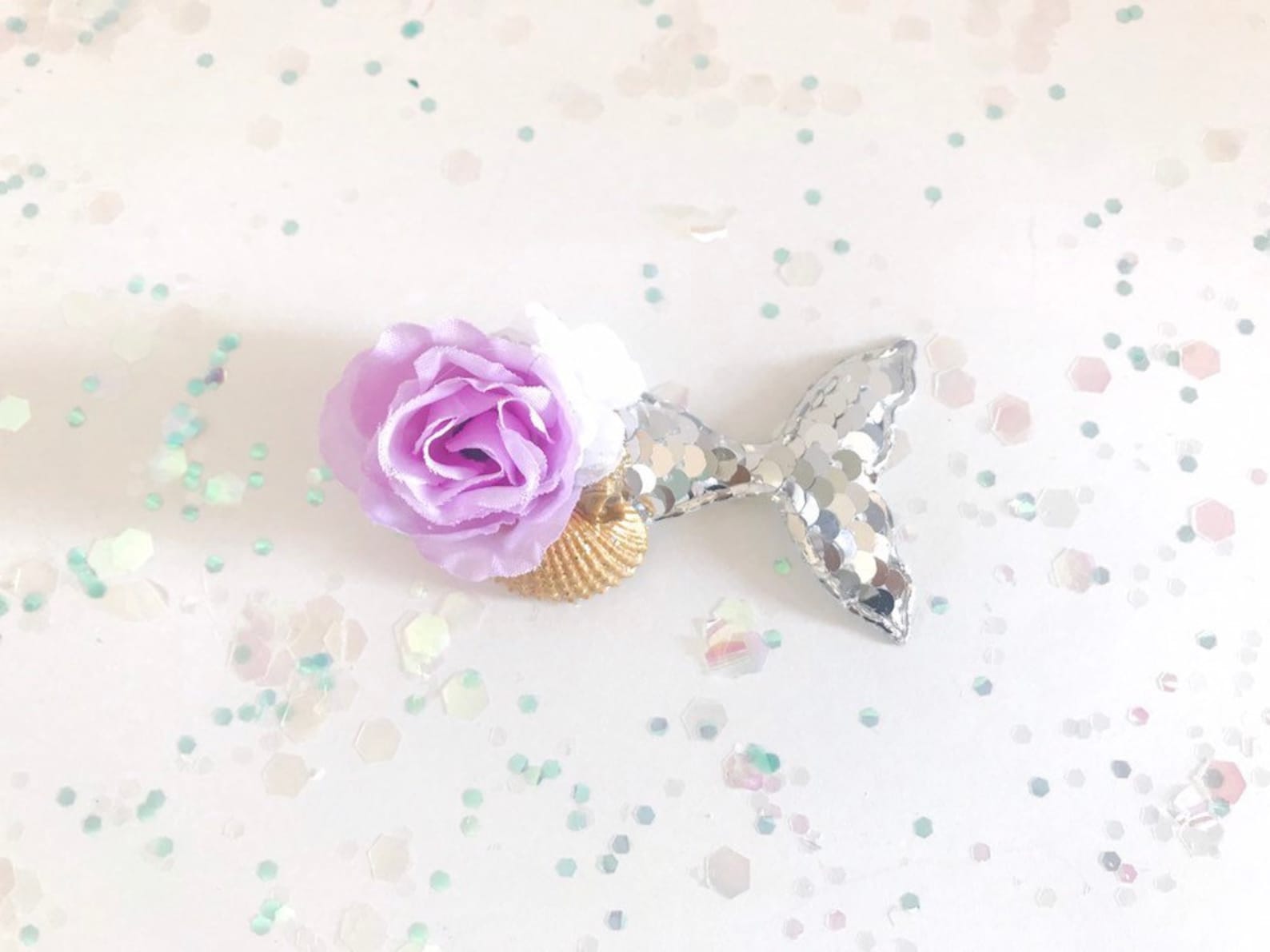 Silver Mermaid Hair Clip Mermaid Headband - Etsy UK