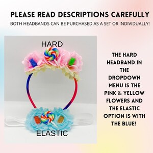Candy Headband Set Candy Birthday Headband Candyland | Etsy